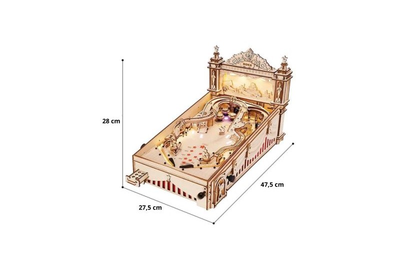 Puzzle 3D Flipper Pinball 3D | Rokr EG01 | Puzzle 3D Instrument de Musique